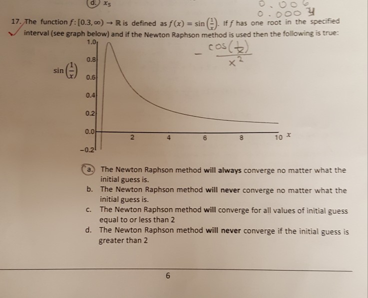 Solved oO 17, The function f: [0.3, ) -R is defined as f(x) | Chegg.com
