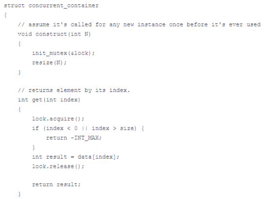 Consider The Following Implementation Of A Container