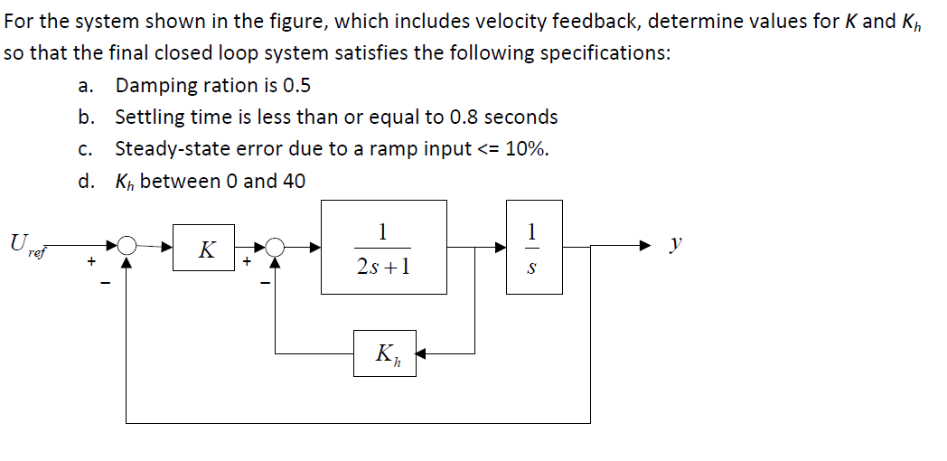 Solved For the system shown in the figure, which includes | Chegg.com