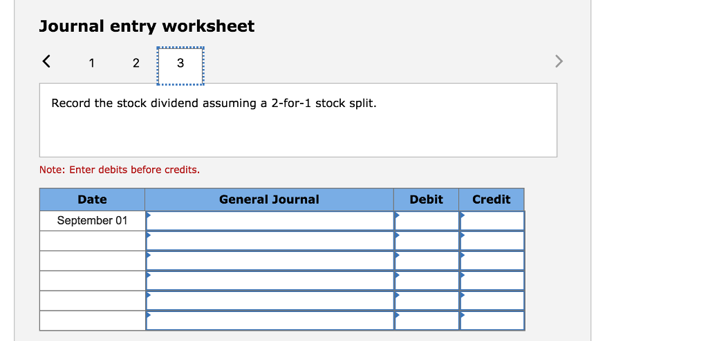 Solved Exercise 10 10 Record Stock Dividends And Stock 9581
