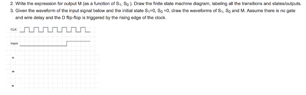 Solved 6. Analyzing FSM with decoder Below is an | Chegg.com