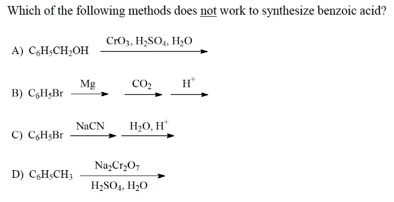 Solved Which of the following methods does not work to | Chegg.com