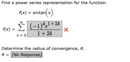 Solved Find a power series representation for the function. | Chegg.com