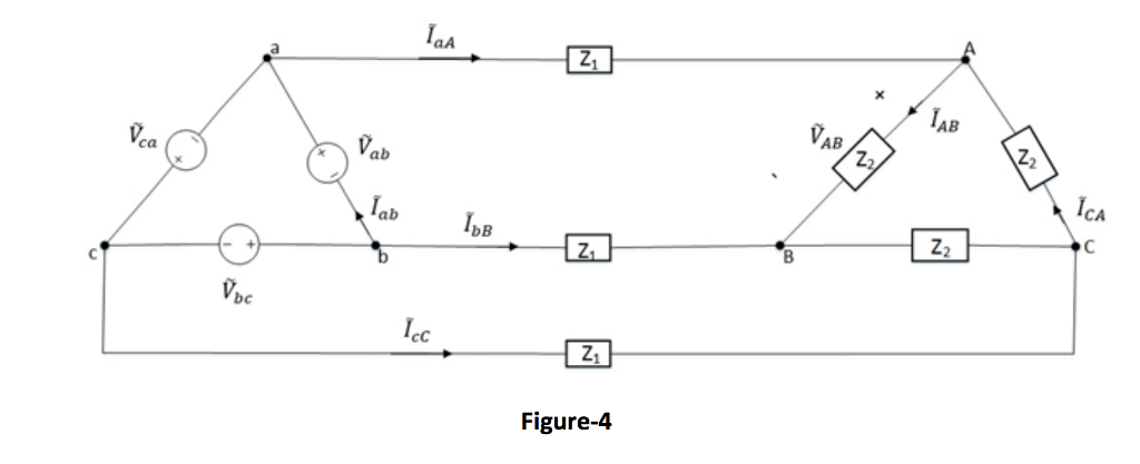 Solved D. Refer to Figure 4. This three-phase system is | Chegg.com