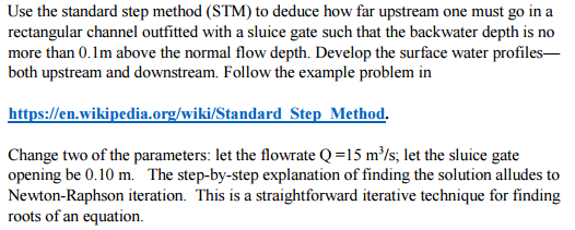 Use the standard step method (STM) to deduce how far | Chegg.com