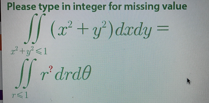 Solved Please Type In Integer For Missing Value