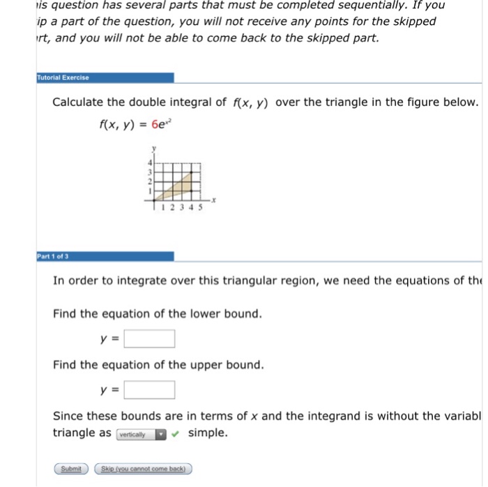 Solved Calculate the double integral of f(x, y) over the | Chegg.com