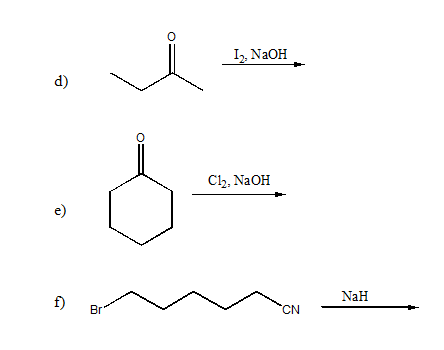 Solved 10. Complete the following reactions. No reaction | Chegg.com