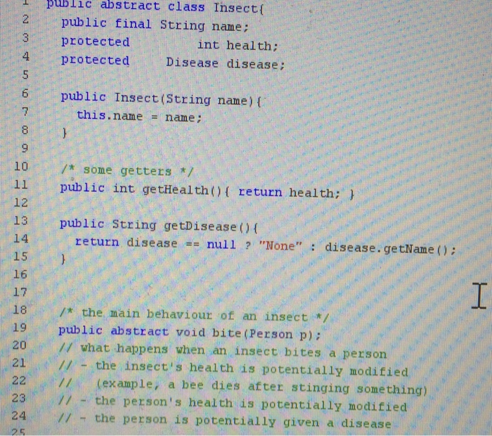 Solved :Insects [10 marks Create two classes: Hosquito and | Chegg.com