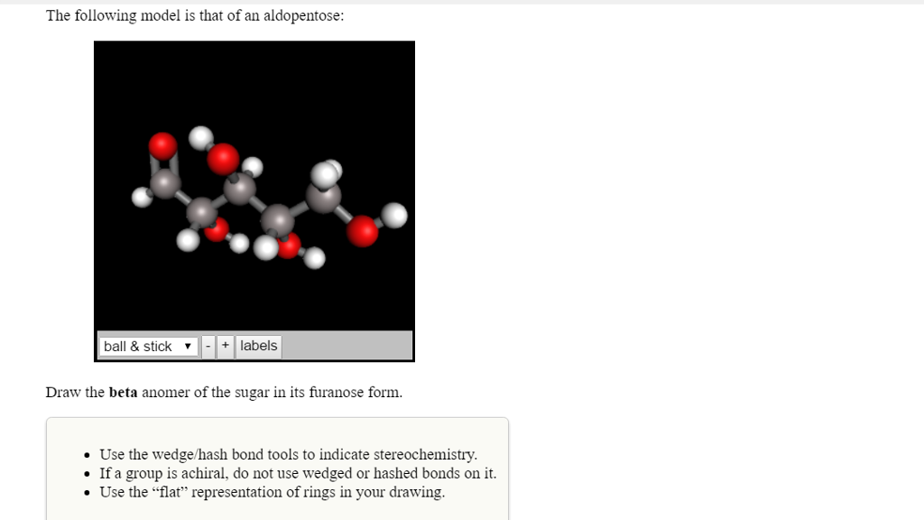 Solved The following model is that of an aldopentose: Draw | Chegg.com