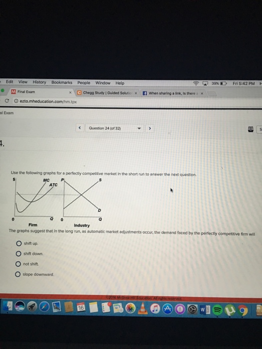 Solved Use the following graphs for a perfectly competitive | Chegg.com