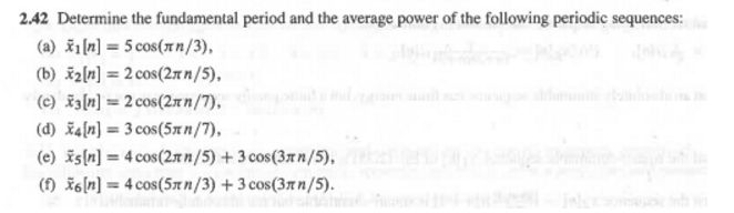 Solved I need to know how to find the average power of these | Chegg.com