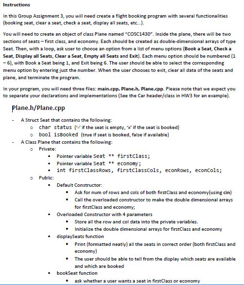 Solved Instructions In this Group Assignment 3, you will | Chegg.com