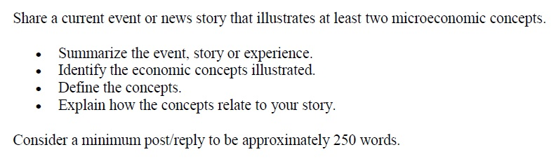 Share a current event or news story that illustrates | Chegg.com