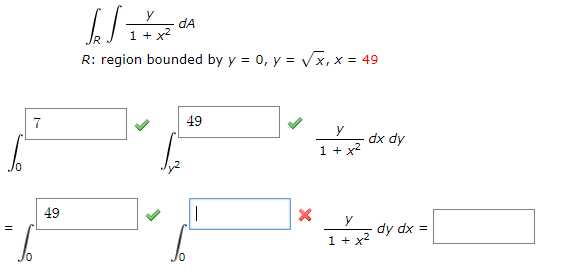 Solved Set up integrals for both orders of integration. Use | Chegg.com