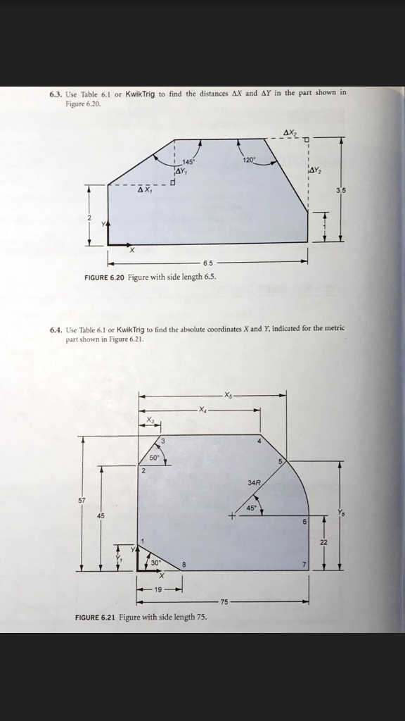 Solved Use Table 6.1 or KwikTrig to find the distances delta | Chegg.com Solved Use Table 6.1 or KwikTrig to find the distances delta | Chegg.com
