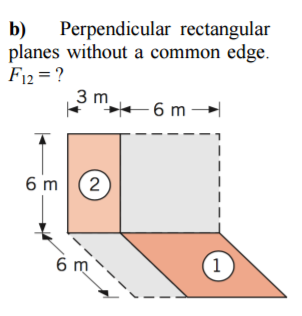 Solved Perpendicular rectangular planes without a common | Chegg.com