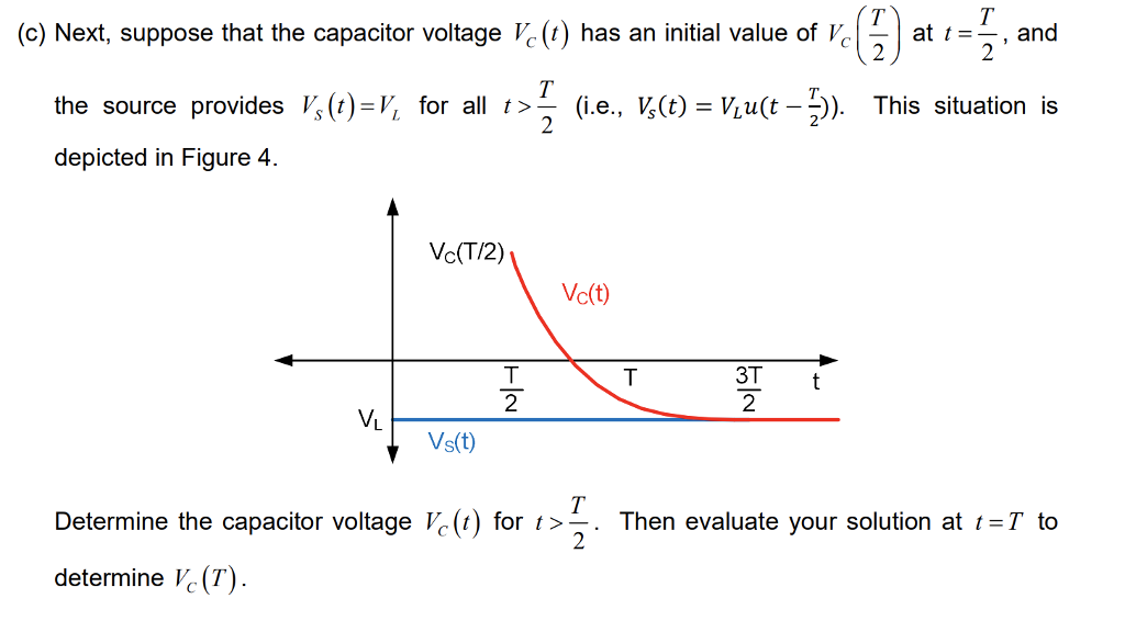 Solved Homework Problem (transient response of RC circuit): | Chegg.com
