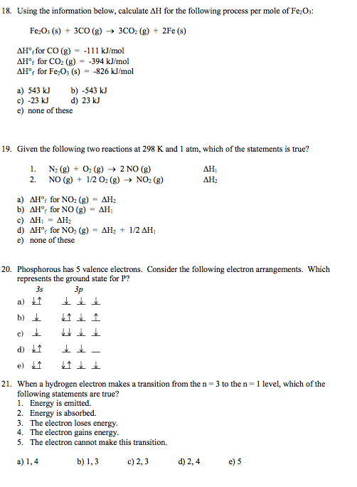 Solved Using the information below, calculate Delta H for | Chegg.com