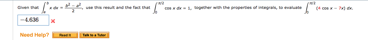 Solved IT/2 a use this result and the fact that cos x dx 1, | Chegg.com