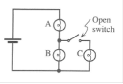 Solved The circuit below contains three identical bulbs and | Chegg.com