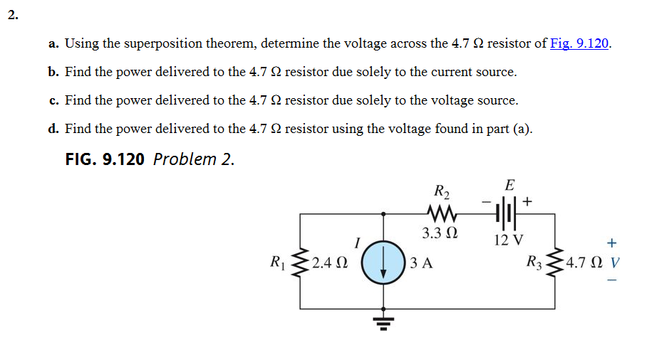 Solved Questions on Superposition Theorem. Please answer | Chegg.com
