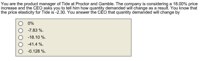 Solved You are the product manager of Tide at Proctor and | Chegg.com