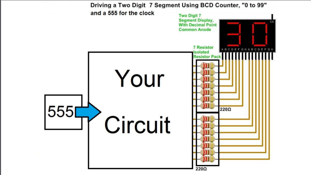 Solved Driving a Two Digit 7 Segment Using BCD Counter, Solved Driving a Two Digit 7 Segment Using BCD Counter,
