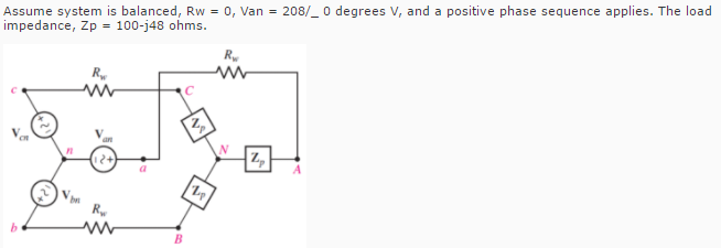 Solved Calculate the line current and line voltage of source | Chegg.com