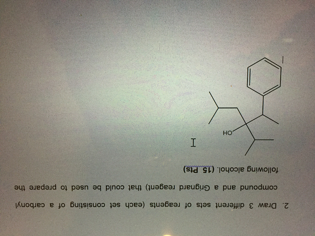 Solved Draw 3 different sets of reagents (each set | Chegg.com