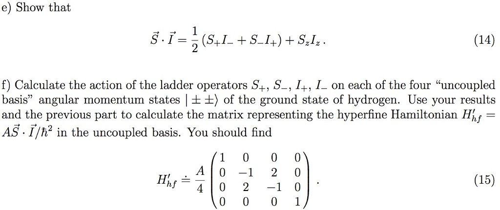 Solved Problem 5.3: Angular momentum ladder operators. (40 | Chegg.com Solved Problem 5.3: Angular momentum ladder operators. (40 | Chegg.com