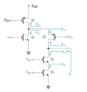 Solved The following circuit shows a folded-cascode CMOS | Chegg.com