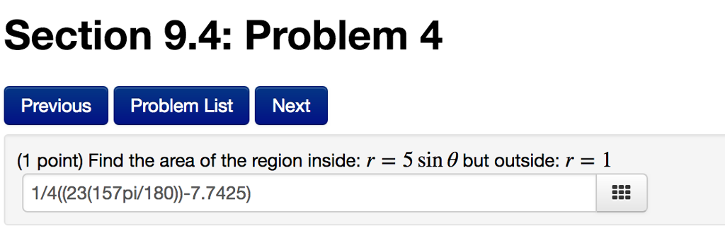 Solved Section 9.4: Problem 4 PreviouS Problem List Next (1 | Chegg.com