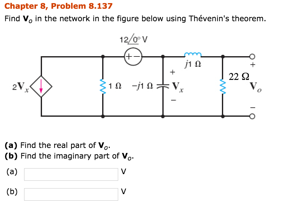 Solved Find V_0 in the network in the figure below using | Chegg.com