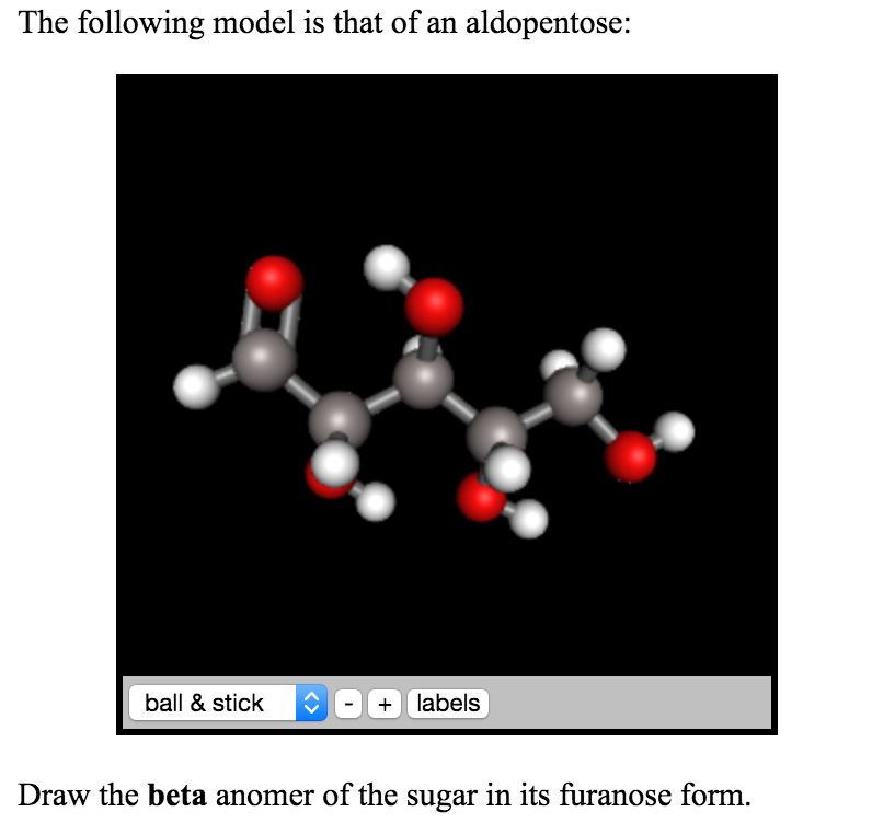 Solved The following model is that of an aldopentose: Draw | Chegg.com