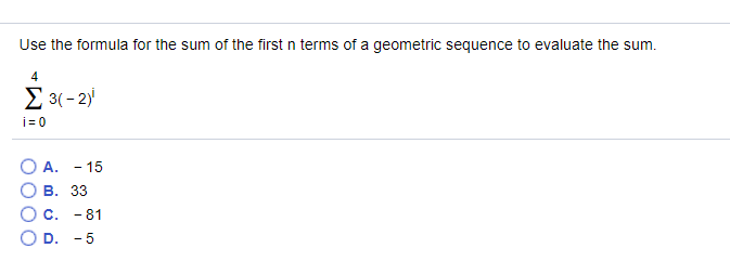 Solved Use the formula for the sum of the first n terms of a | Chegg.com