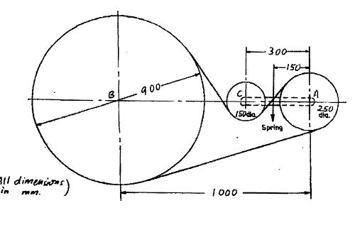 A cheap and simple belt-drive system is suggested; | Chegg.com