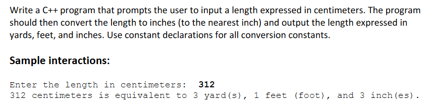 Solved Write a C++ program that prompts the user to input a | Chegg.com
