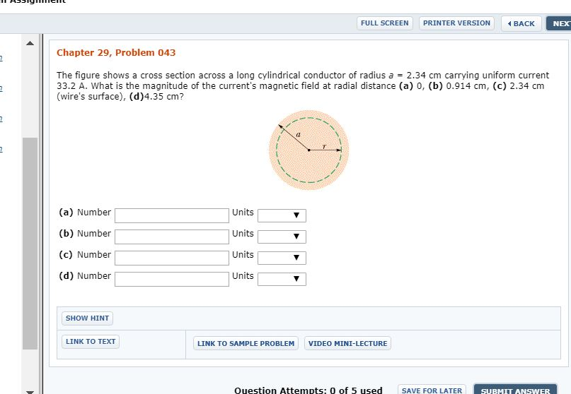 Solved FULLSCREEN PRINTER VERSION BACK NEX Chapter 29, | Chegg.com