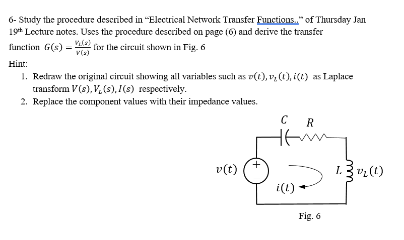 Solved Study the procedure described in "Electrical Network | Chegg.com