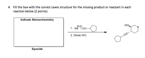 Solved 4.Fill the box with the correct Lewis structure for | Chegg.com