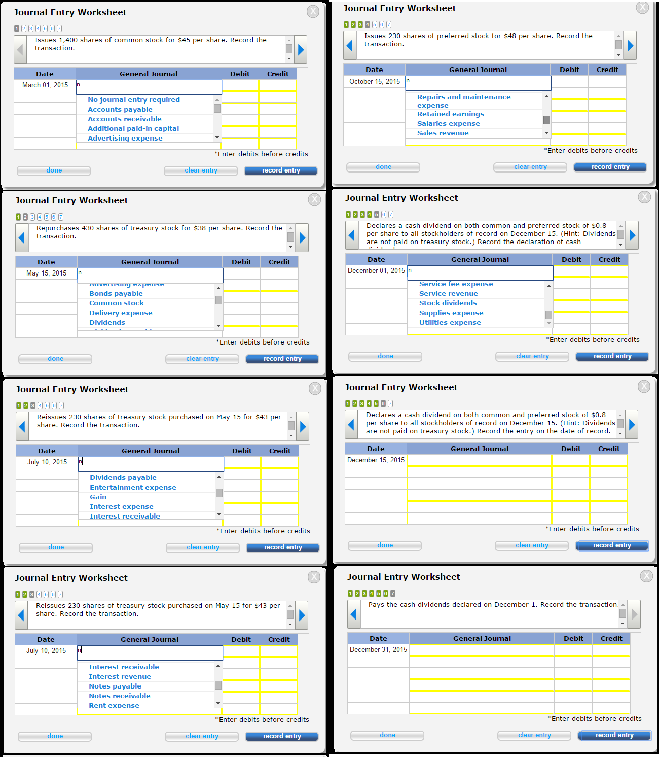 Solved Problem 10-2A Record equity transactions and indicate | Chegg.com