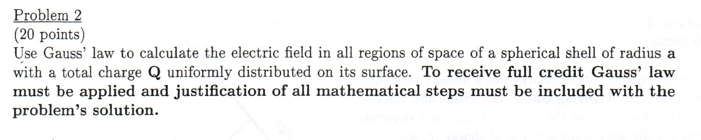 Solved Use Gauss' law to calculate the electric field in all | Chegg.com