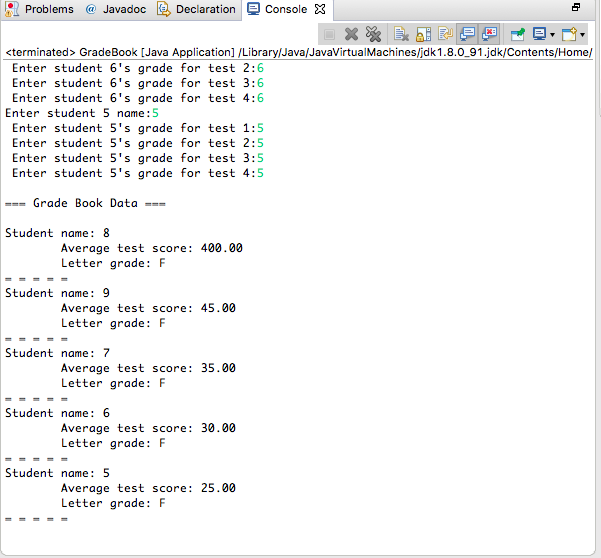 Solved A teacher has five students who have each taken four | Chegg.com