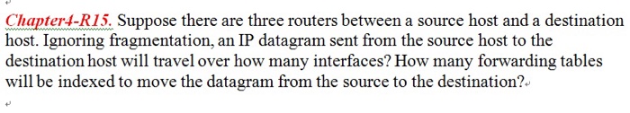Solved Suppose there are three routers between a source host | Chegg.com