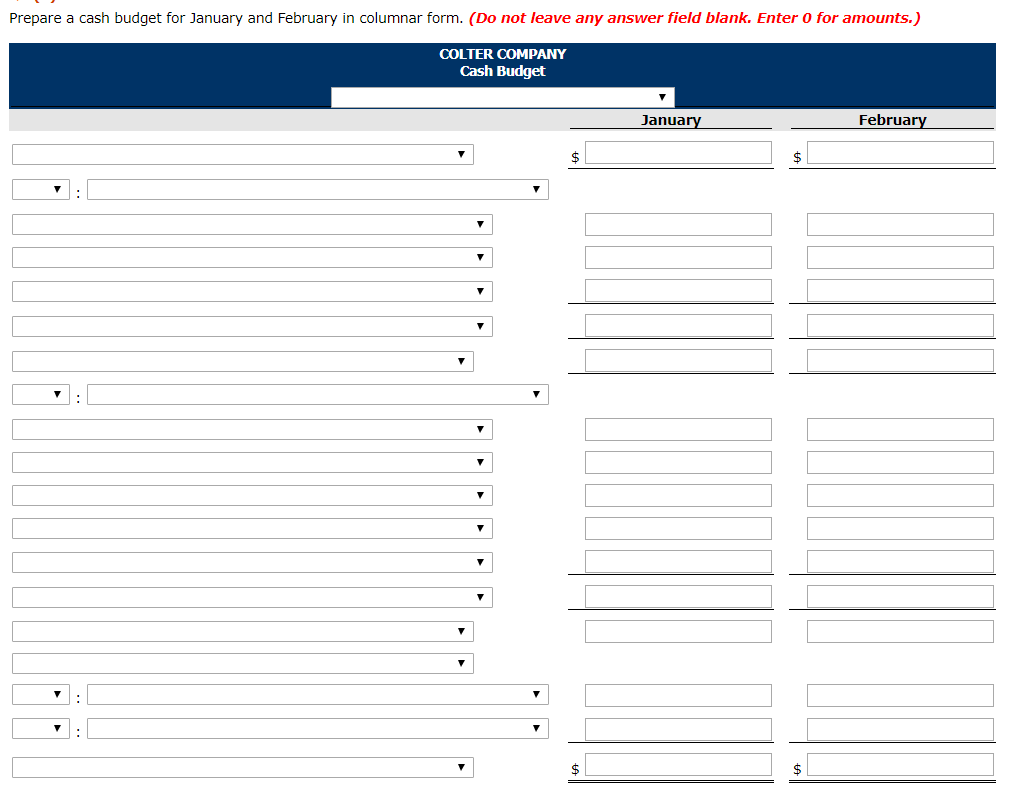 Solved Problem 23-4A (Part Level Submission) Colter Company | Chegg.com