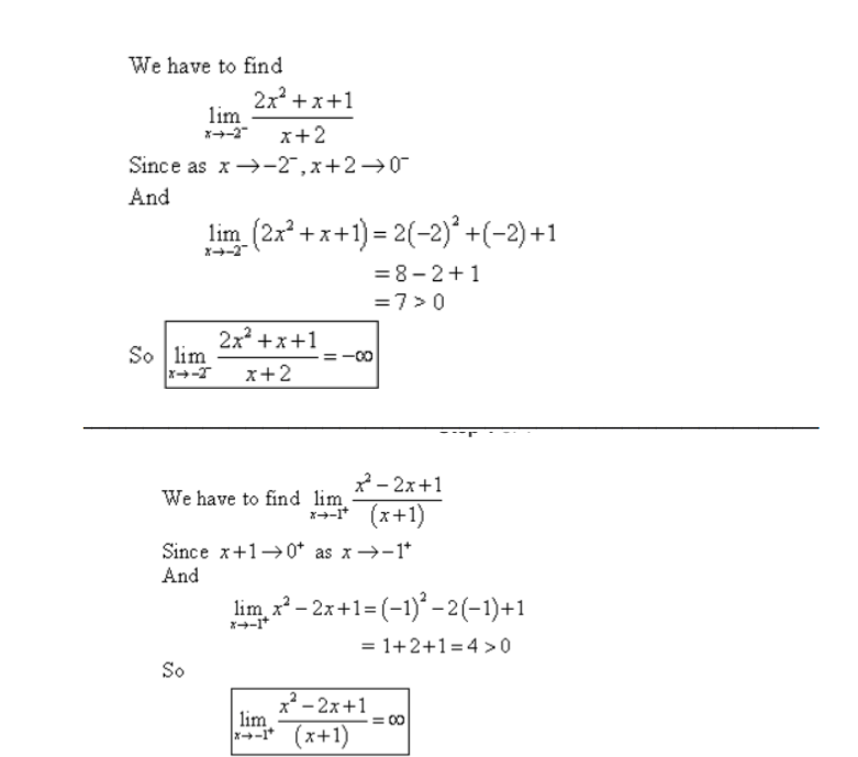 Solved I need help understanding what makes the infinite | Chegg.com