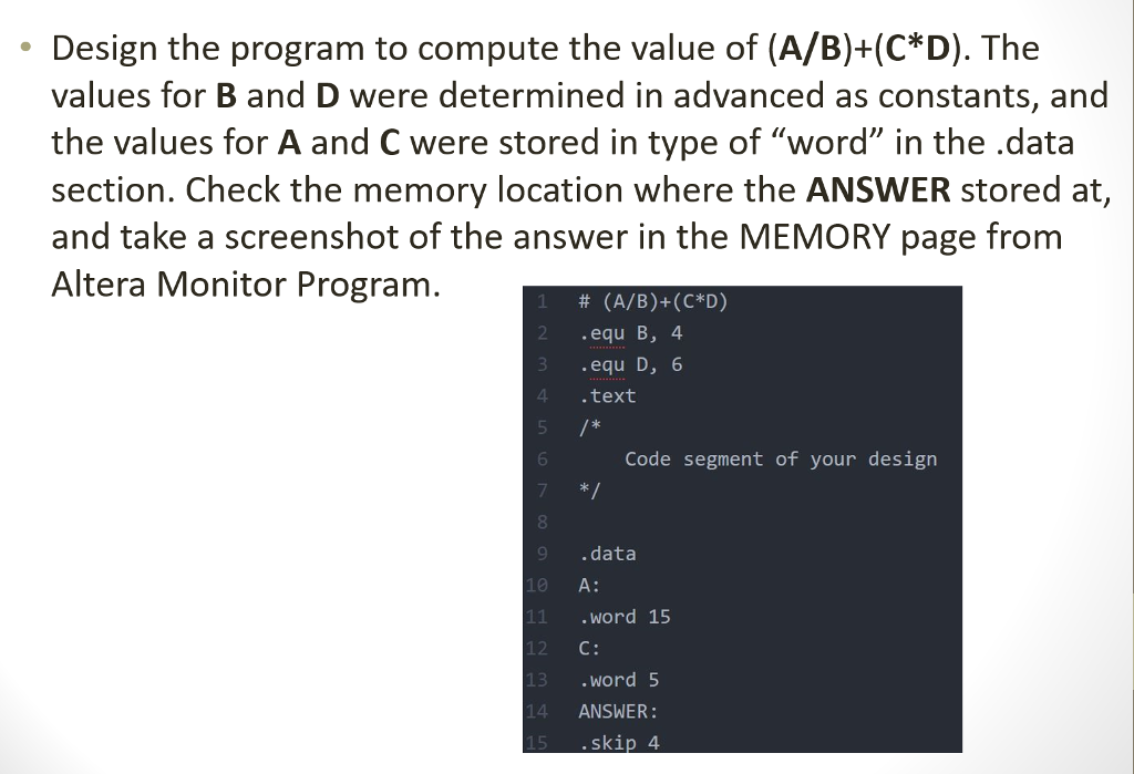 Design the program to compute the value of | Chegg.com