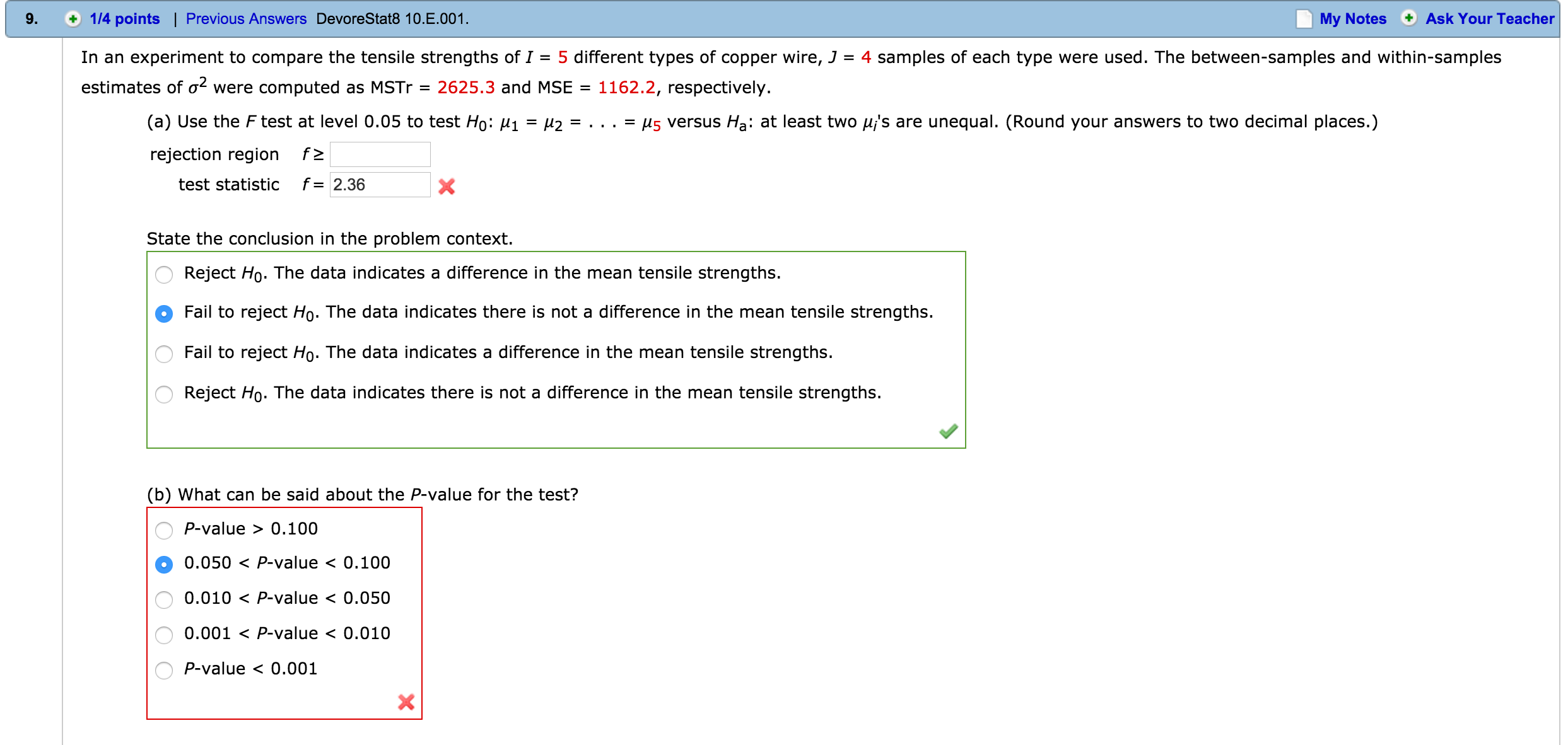 Solved let mu_1 and mu_2 denote true average densities for | Chegg.com