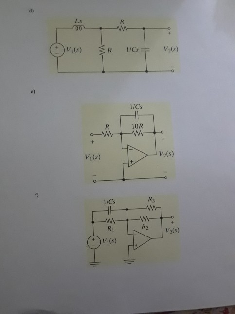 Solved 1- For each circuit below find the parametrie voltage | Chegg.com
